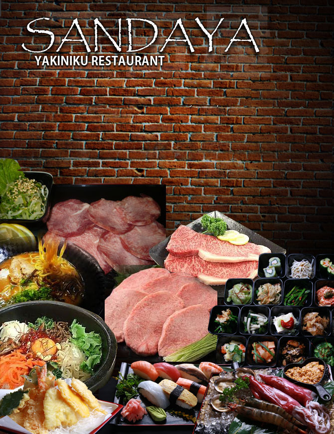 Menu | Sandaya Yakiniku